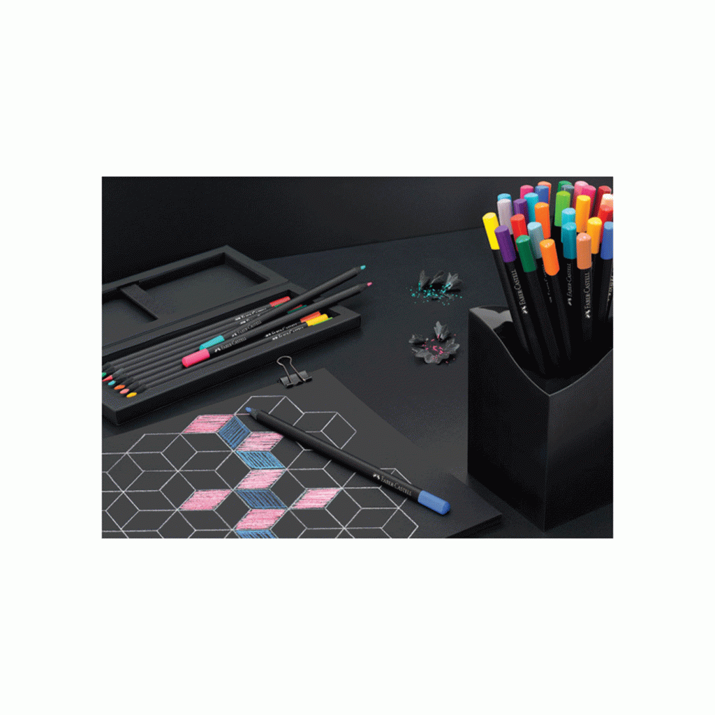 Drvene boje Faber Castell Black Edition 36 kom metalna kutija