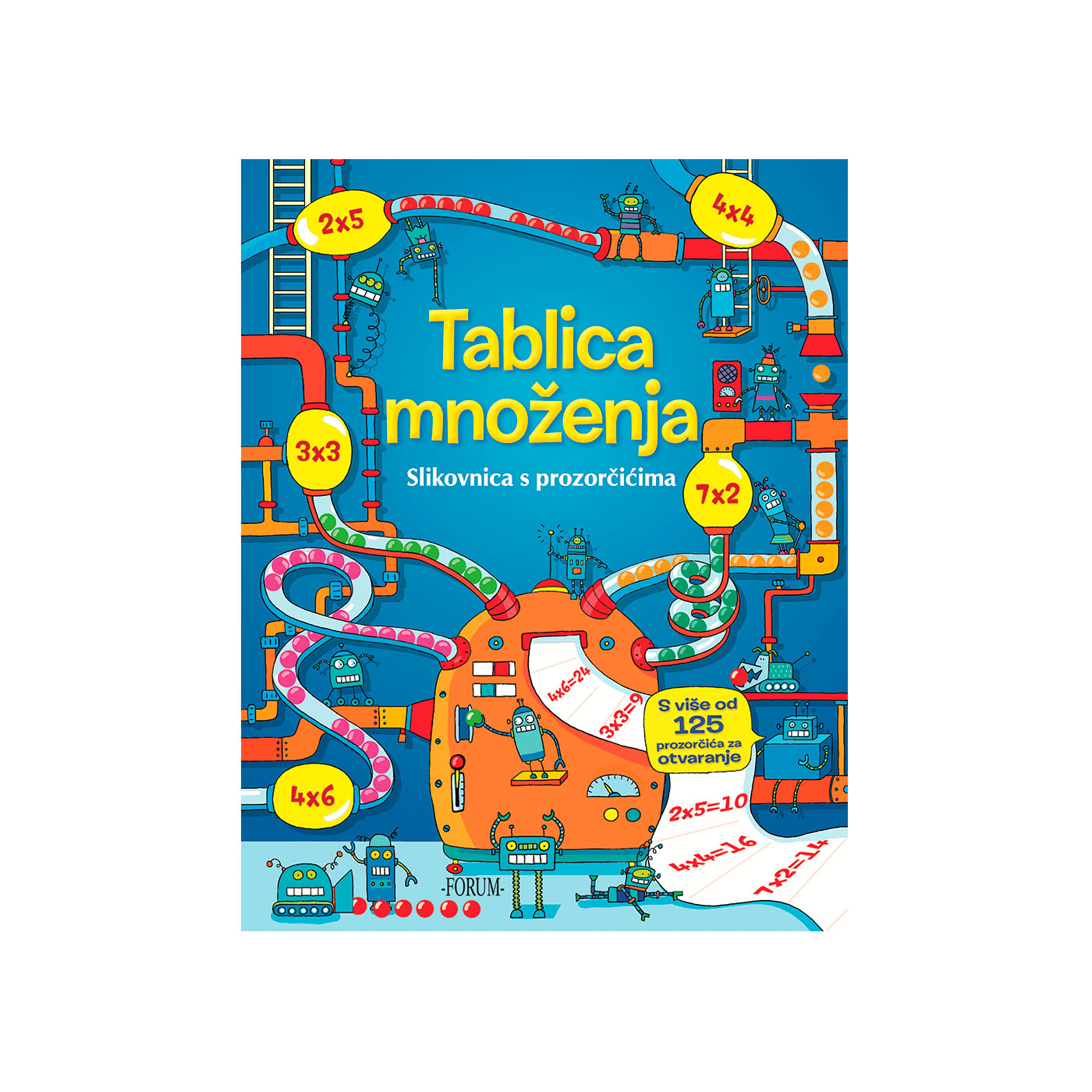 Tablica množenja Slikovnica s prozorčićima 96690 - DANIJEL TPO igračke ...