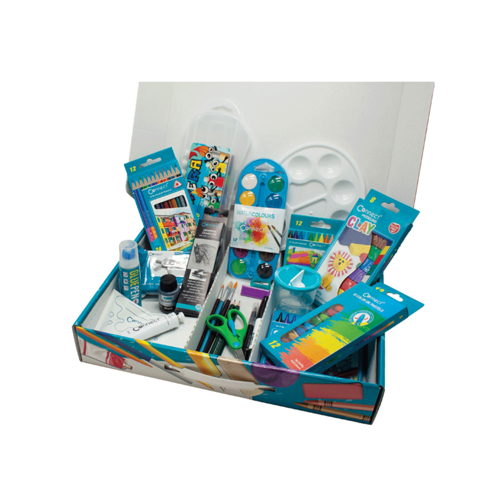 Kutija s priborom za likovni Art Box Connect